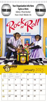 Monkey Business 12 Sheet Wall Calendar- Style #3300 : Imprinted ...